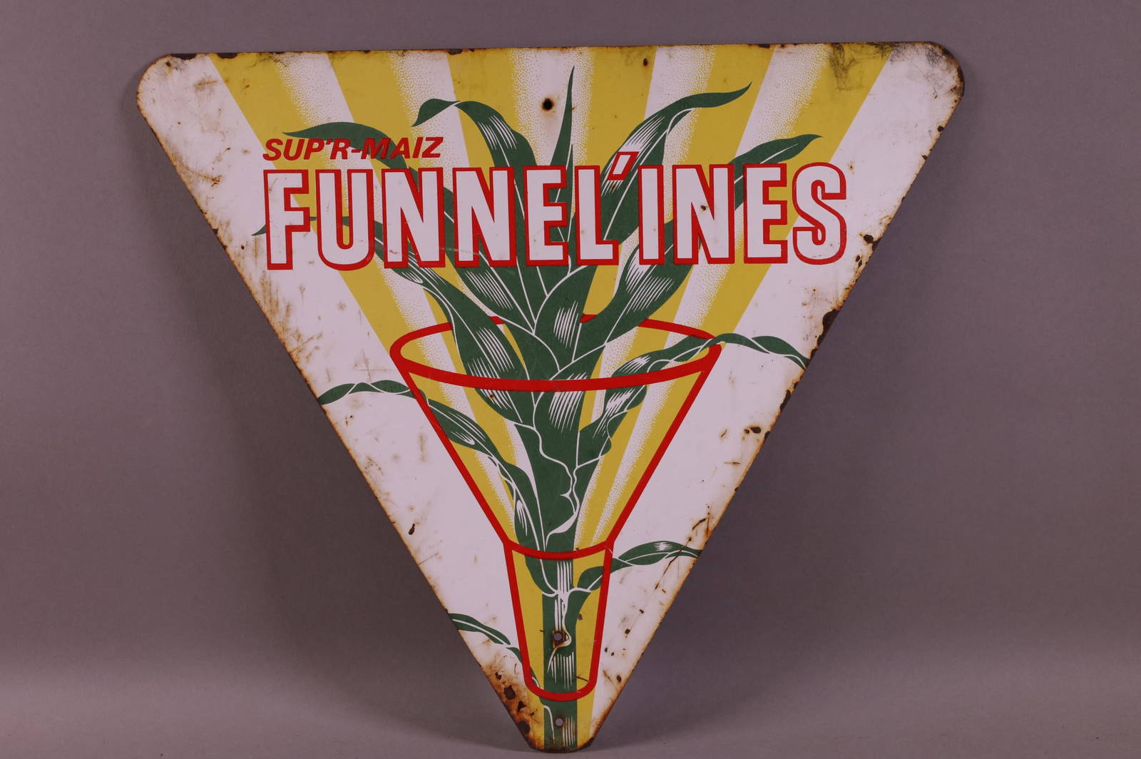 Sup'r - Maiz Metal Sign Auction
