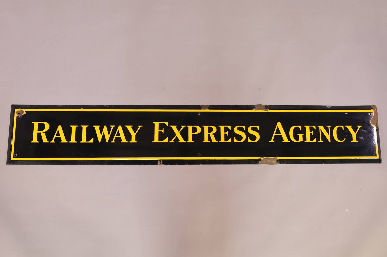 Railway Express Agency Porcelain Sign Auction