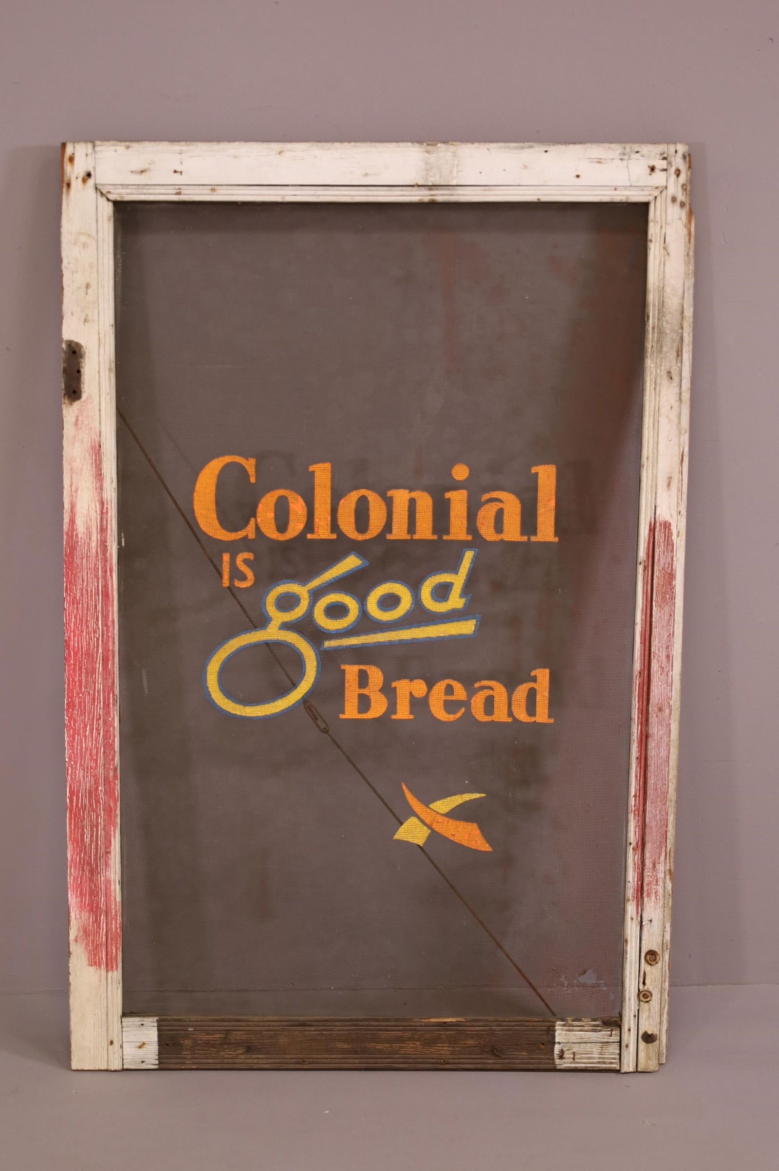 Colonial Bread Screen Door Auction