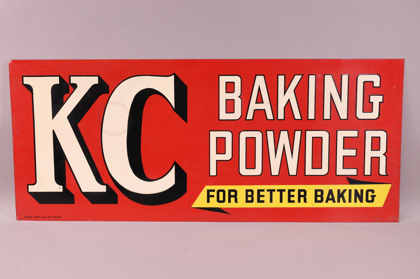 Kc Baking Powder Metal Sign