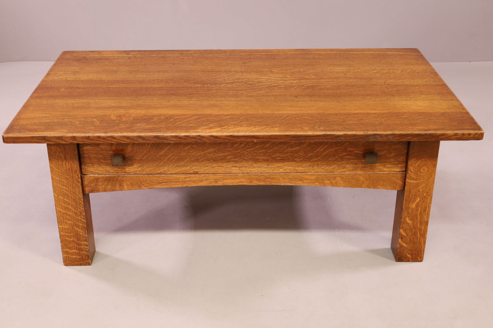 Limbert Mission Oak Coffee Table Auction