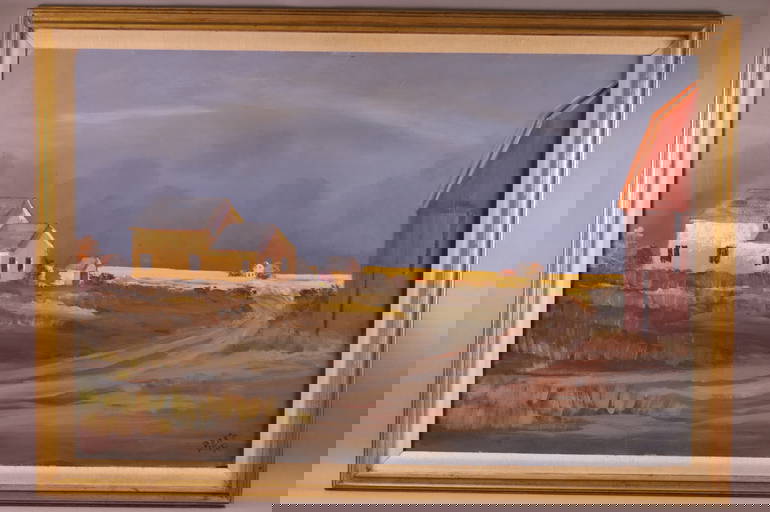 Chester Berg Oil Painting