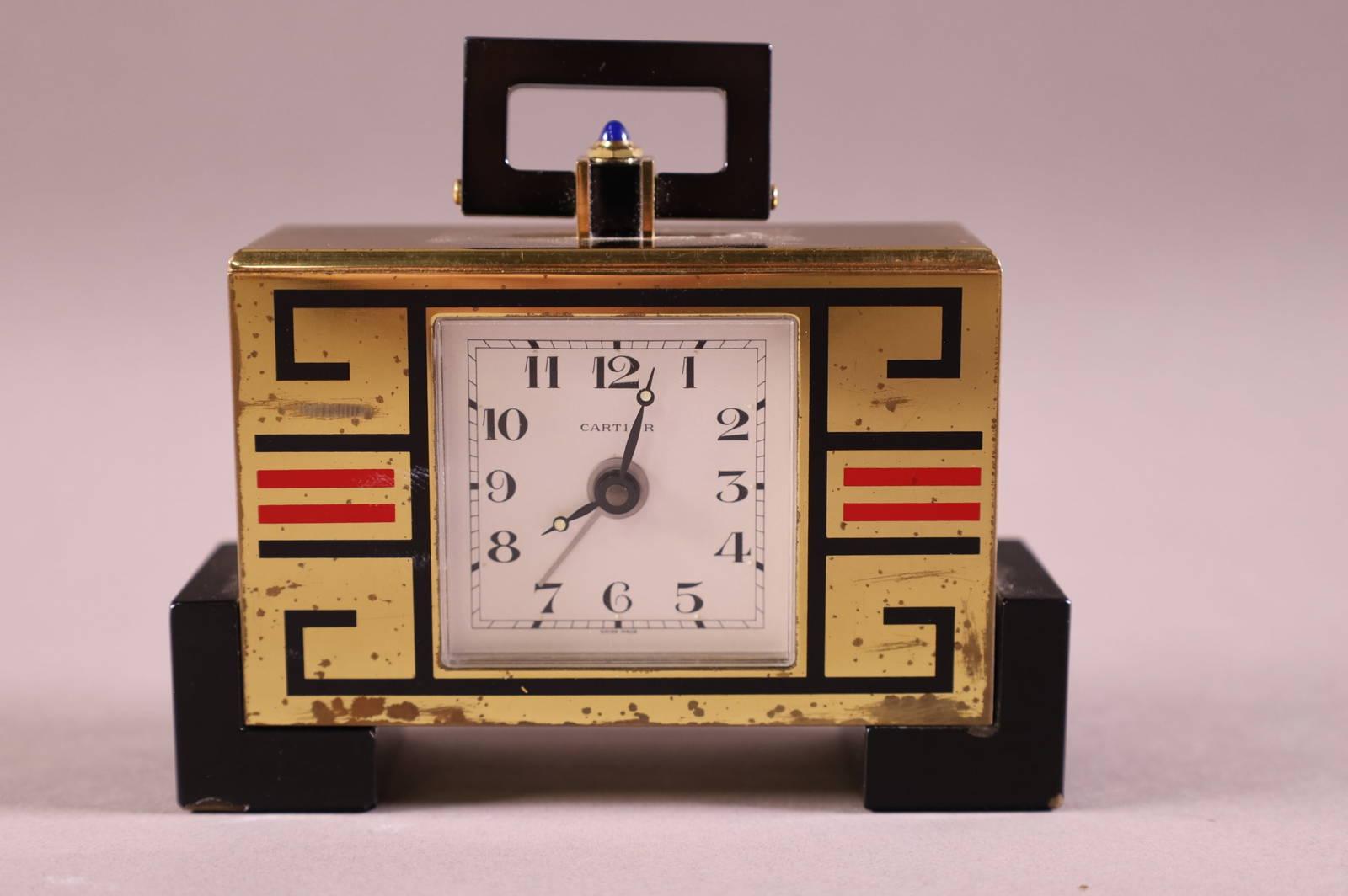 Cartier Desk Clock Auction