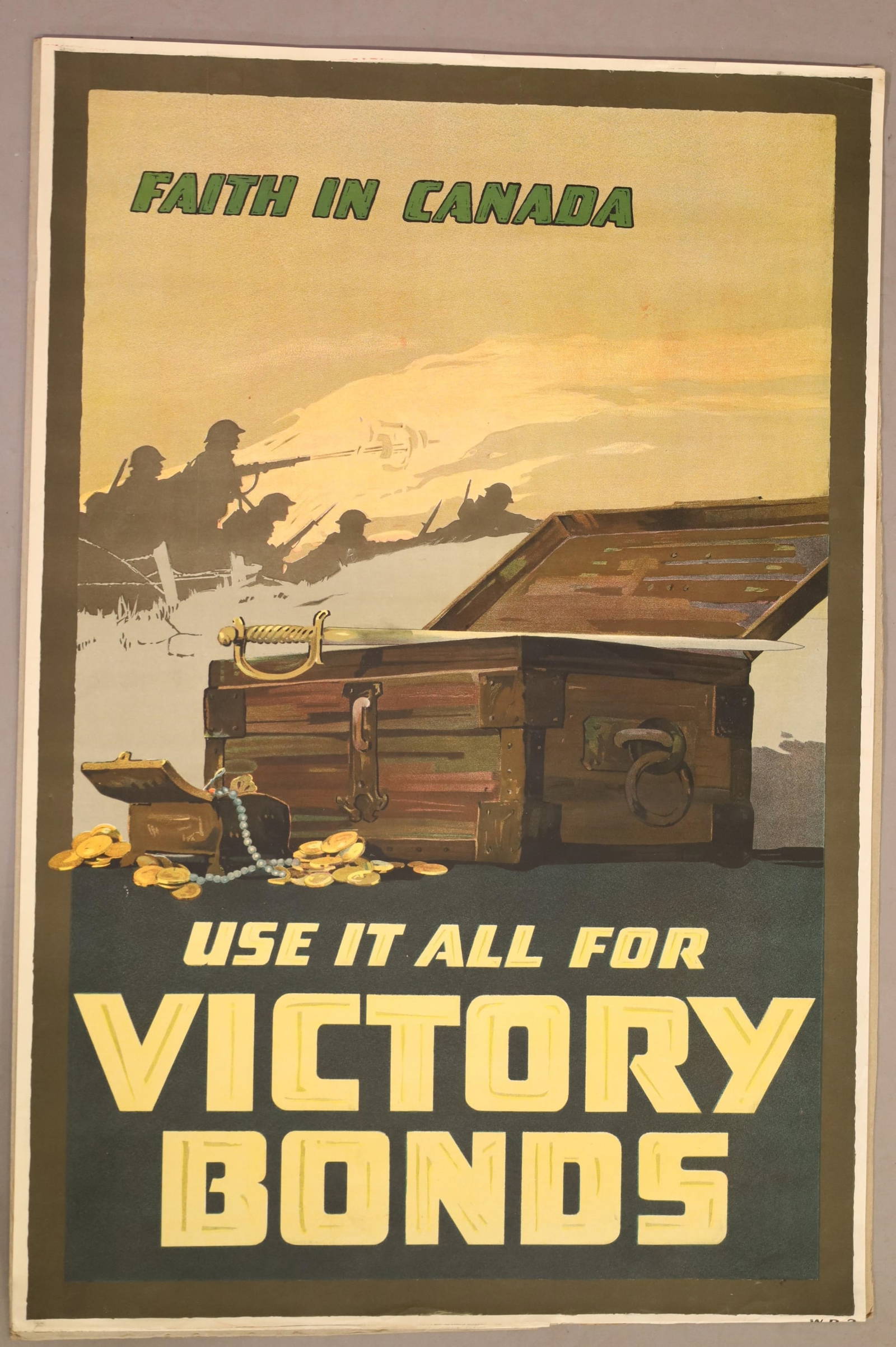 Wwi Victory Bonds Poster Auction