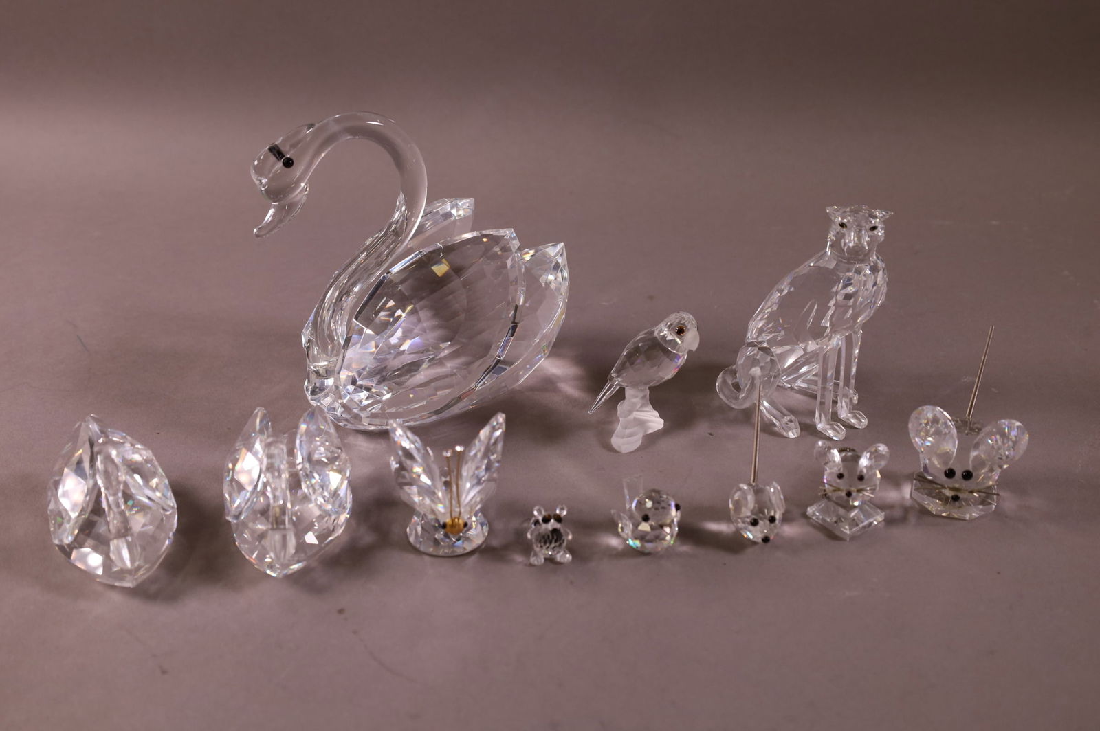 Collection Of Swarovski Crystal Figures Auction