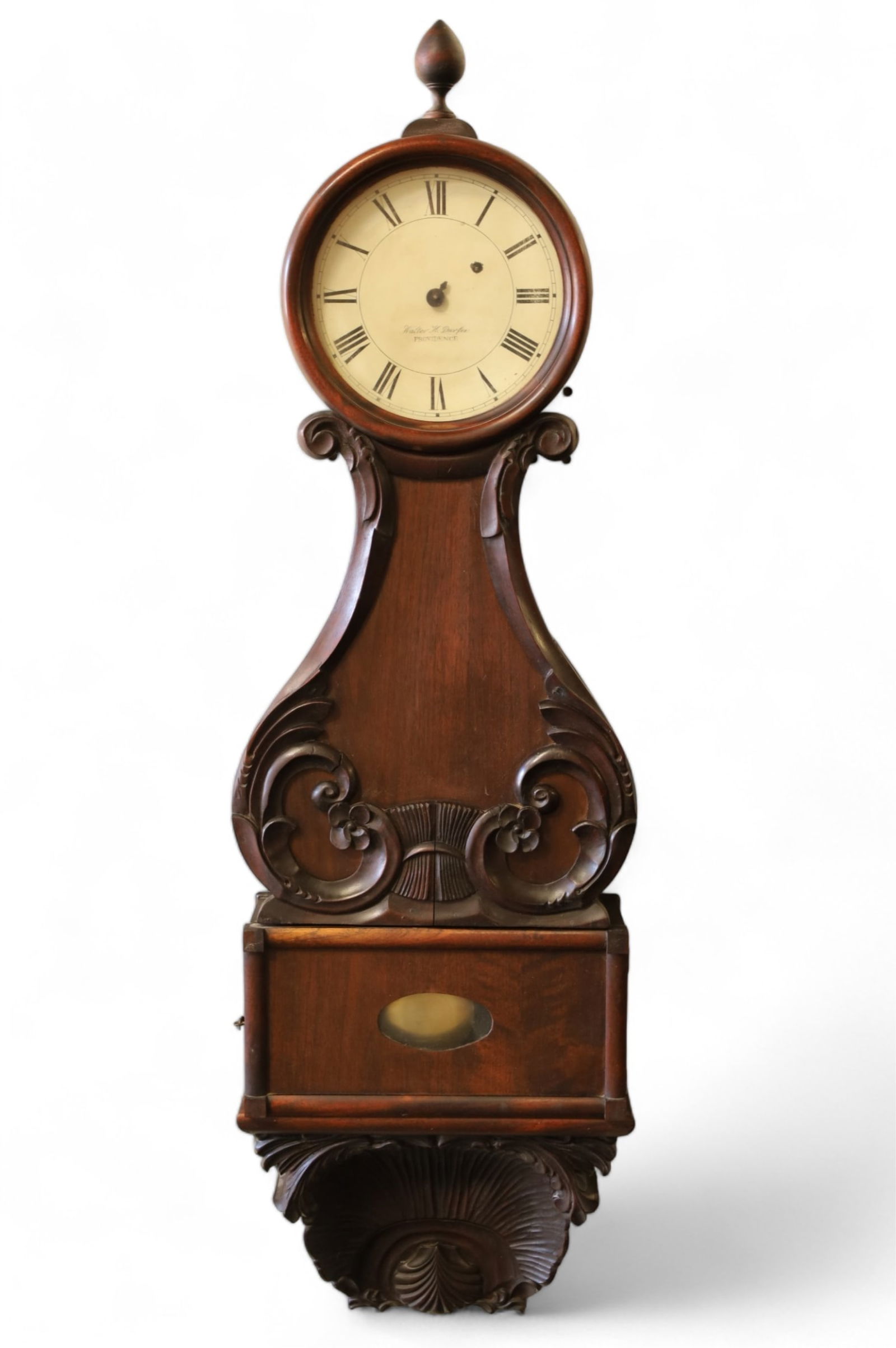 Walter H. Durfee Lyre Banjo Clock Auction