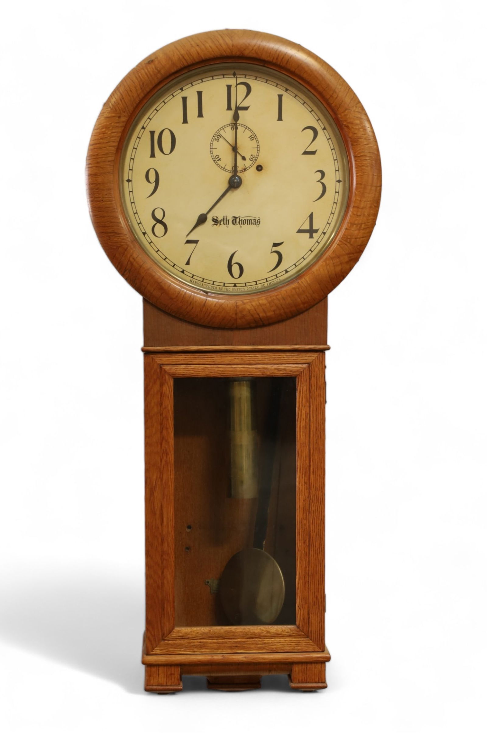 Seth Thomas Number 2 Regulator Wall Clock Auction
