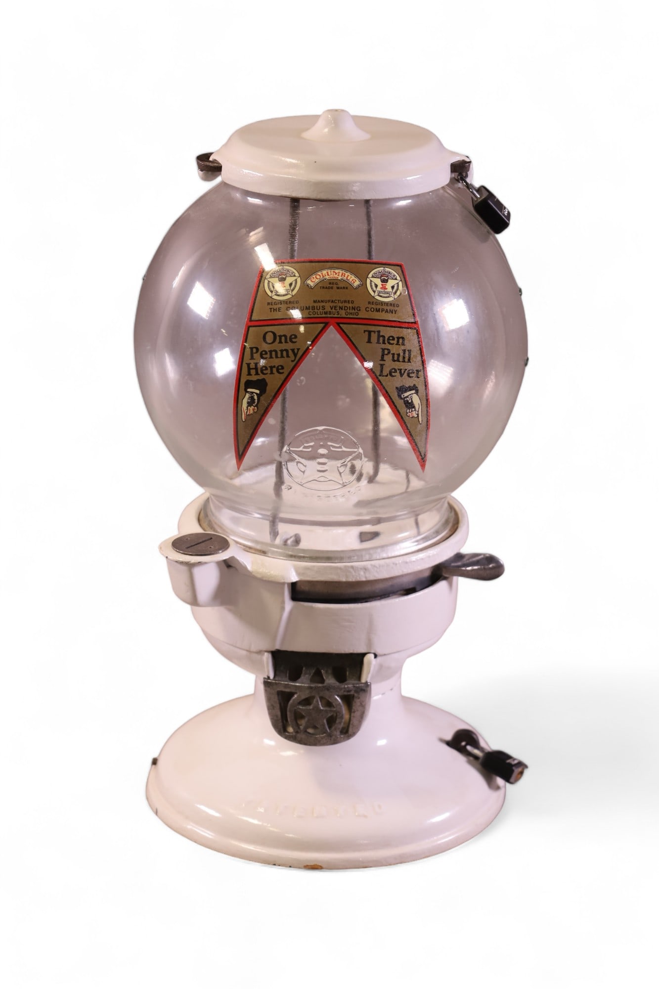 Columbus 1 Cent Gumball Machine Auction