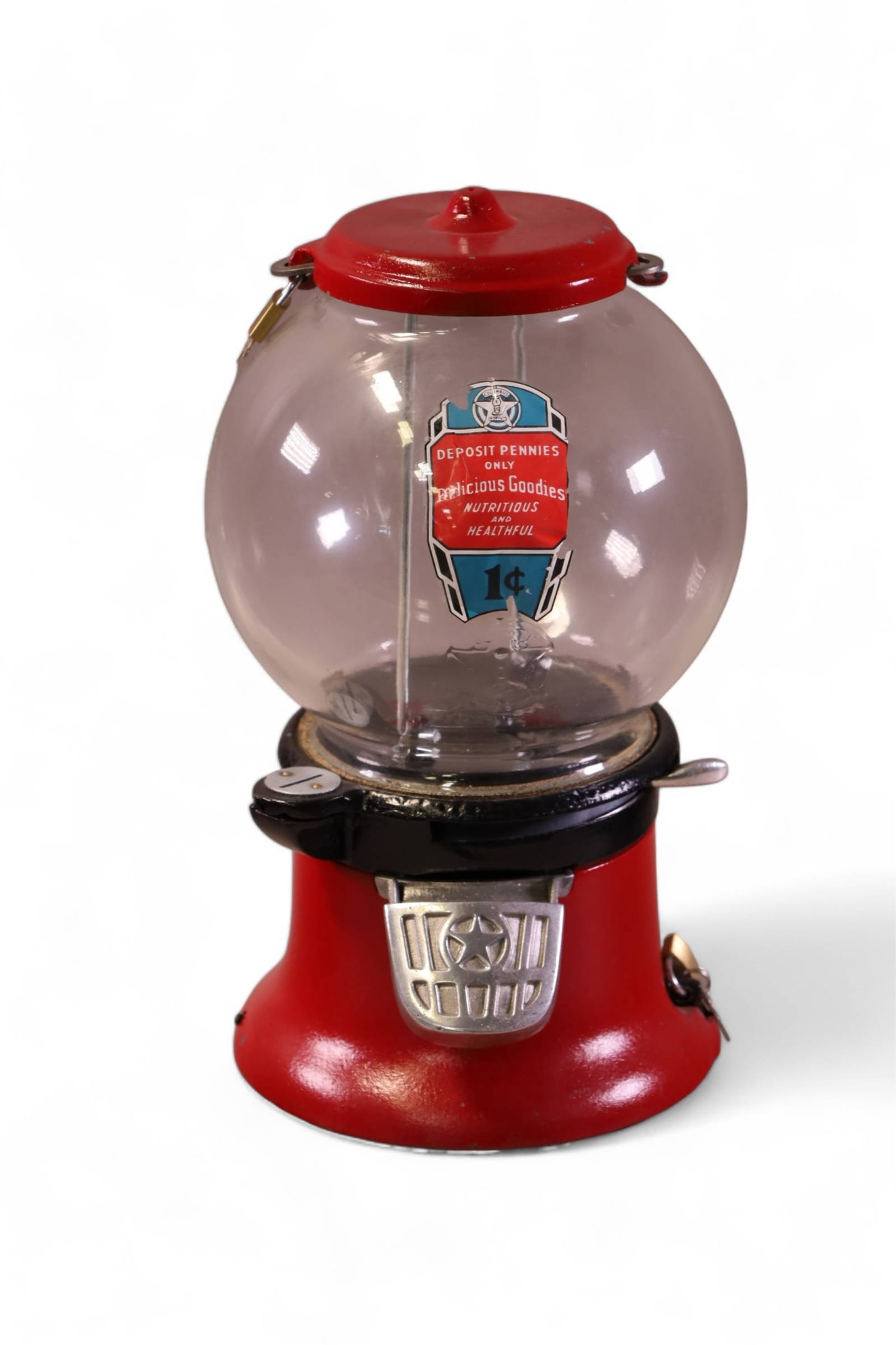 Columbus Star 1 Cent Gumball Machine Auction