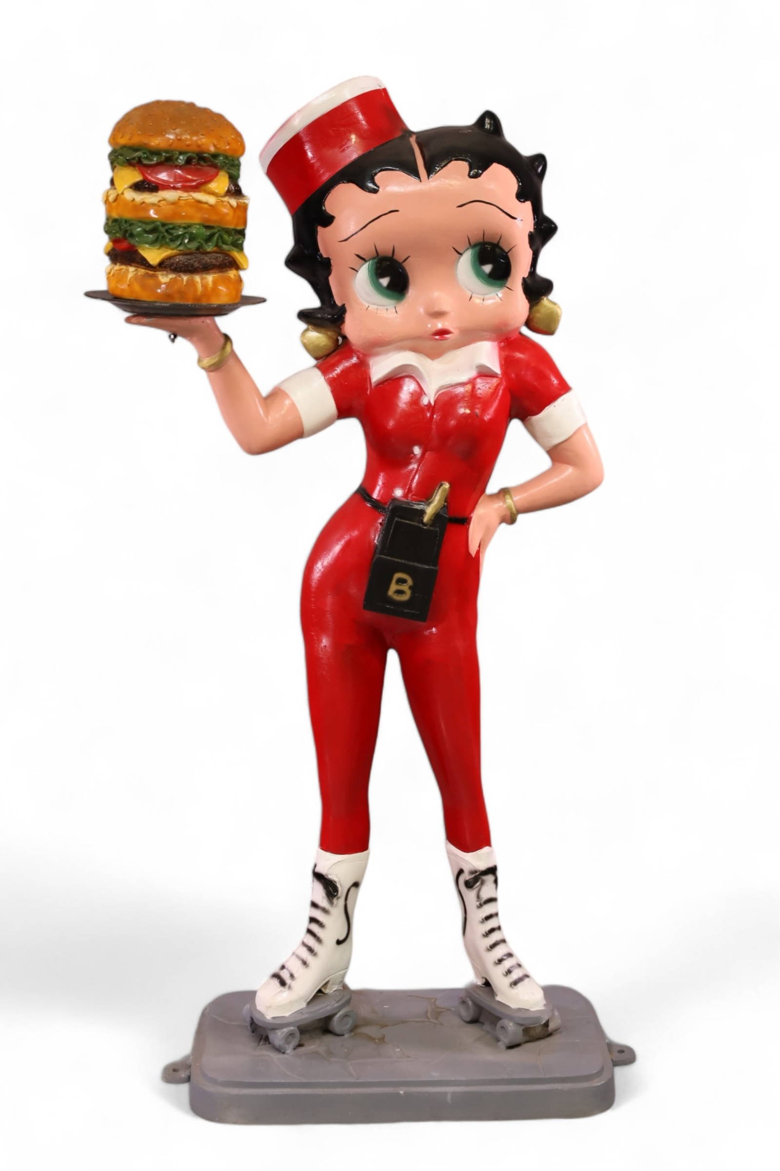 Betty Boop Carhop Cast Aluminum Statue Auction