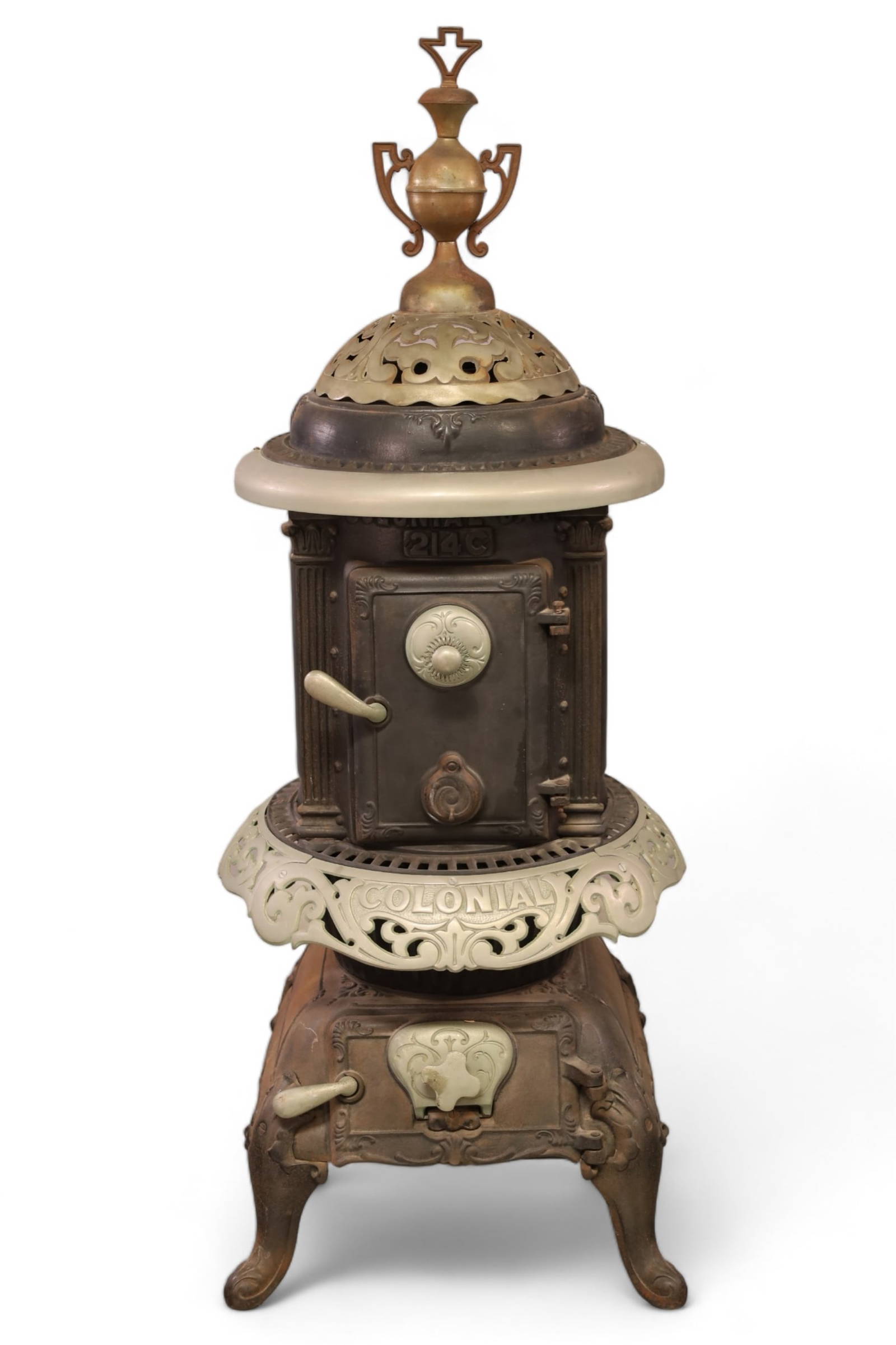 Colonial Wood Burning Stove Auction