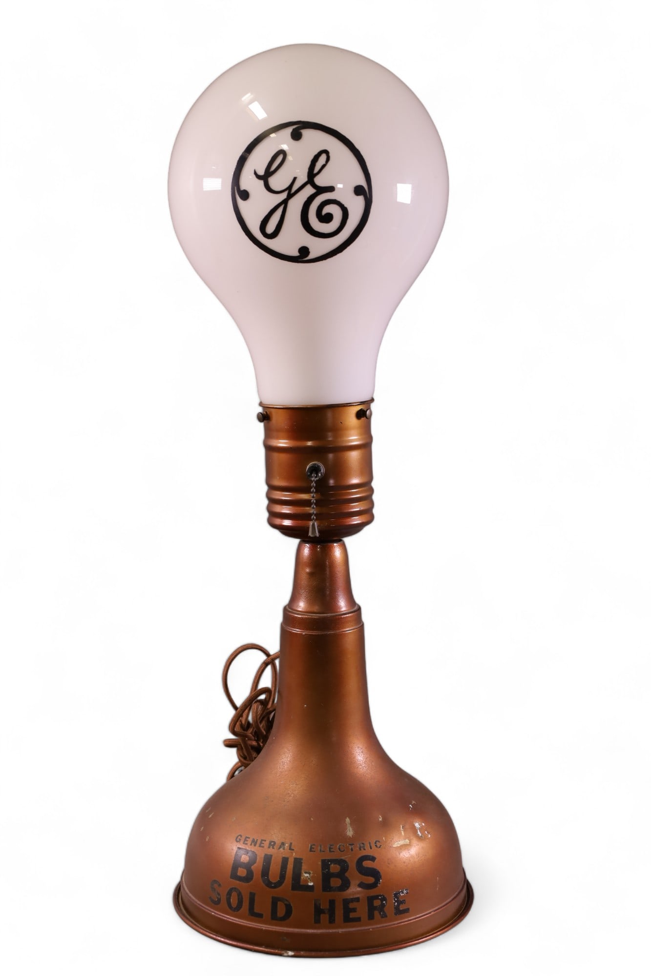 Rare General Electric Bulb Counter Top Display Auction