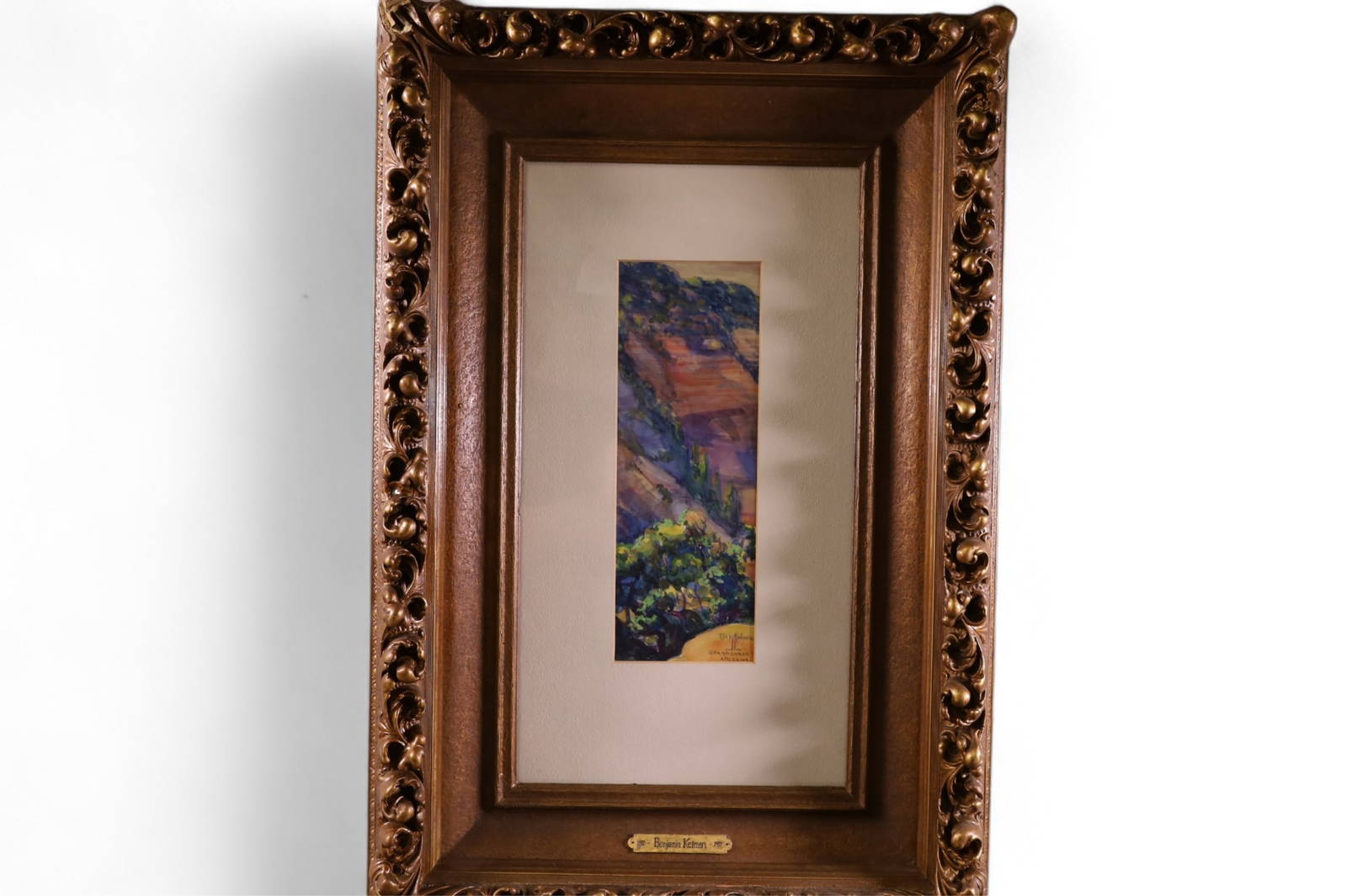 Benjamin Kelman Grand Canyon Painting Auction