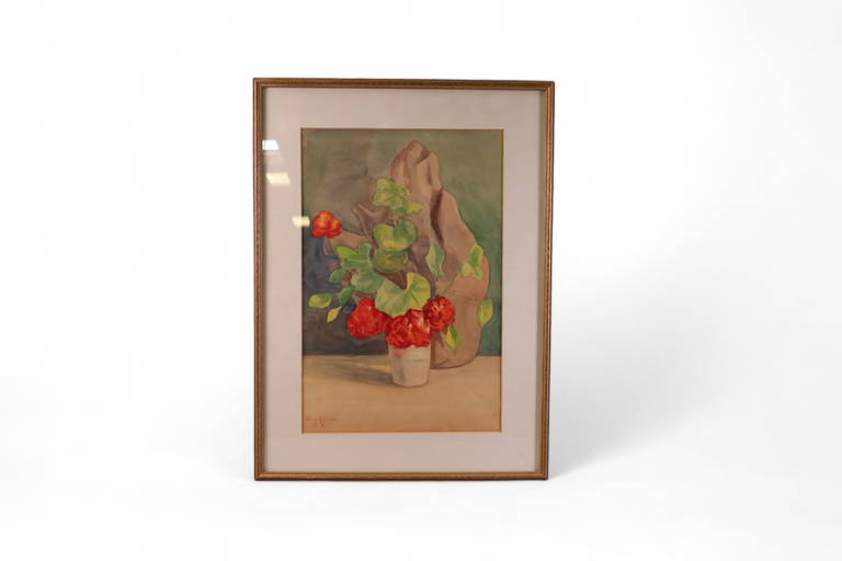 Benjamin Kelman Still Life Watercolor