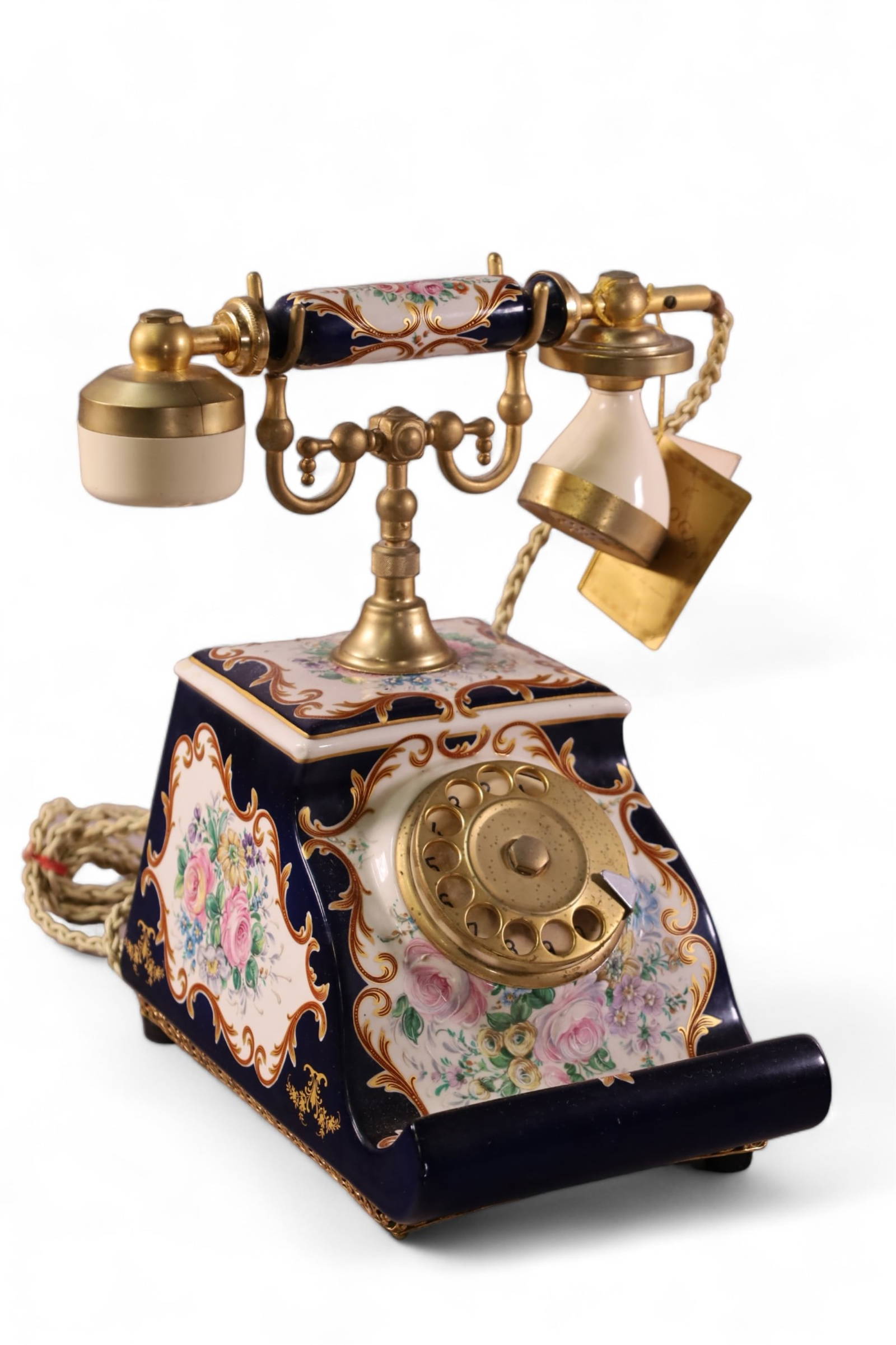 Limoges Porcelain Phone Auction