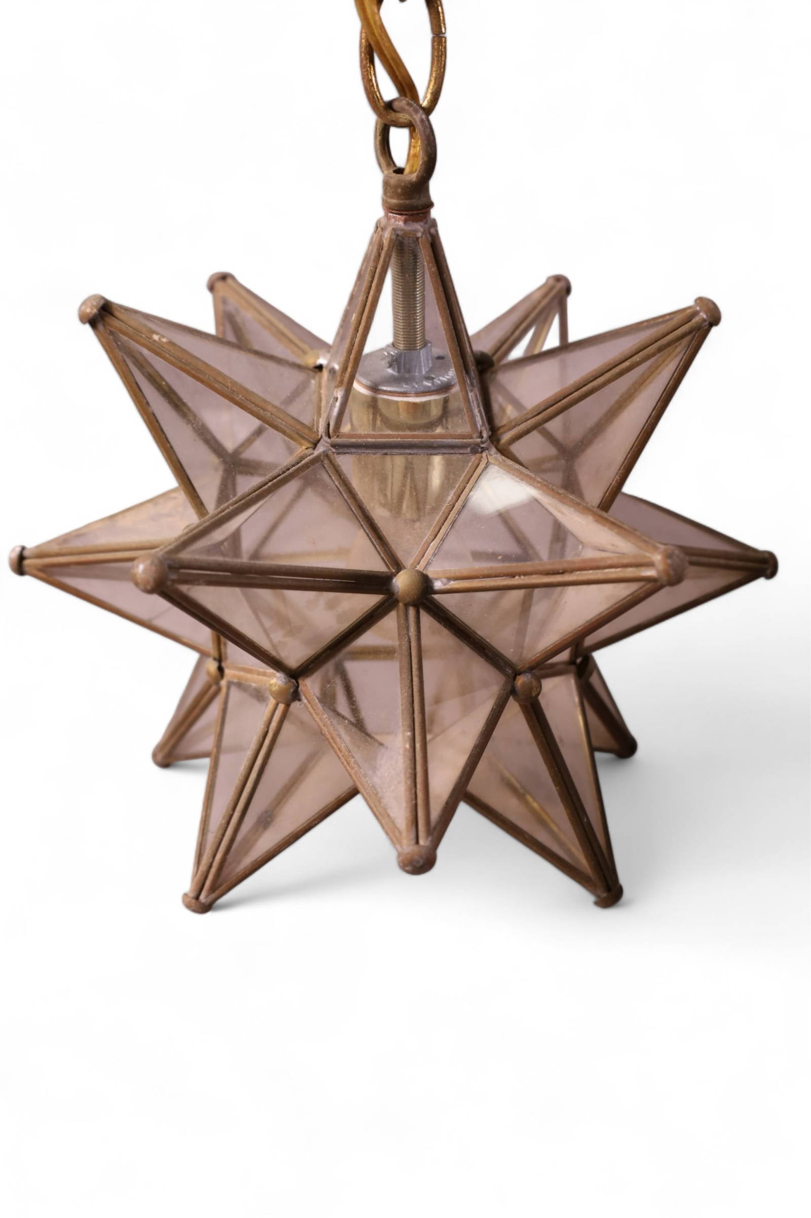Large Moravian Star Light Auction