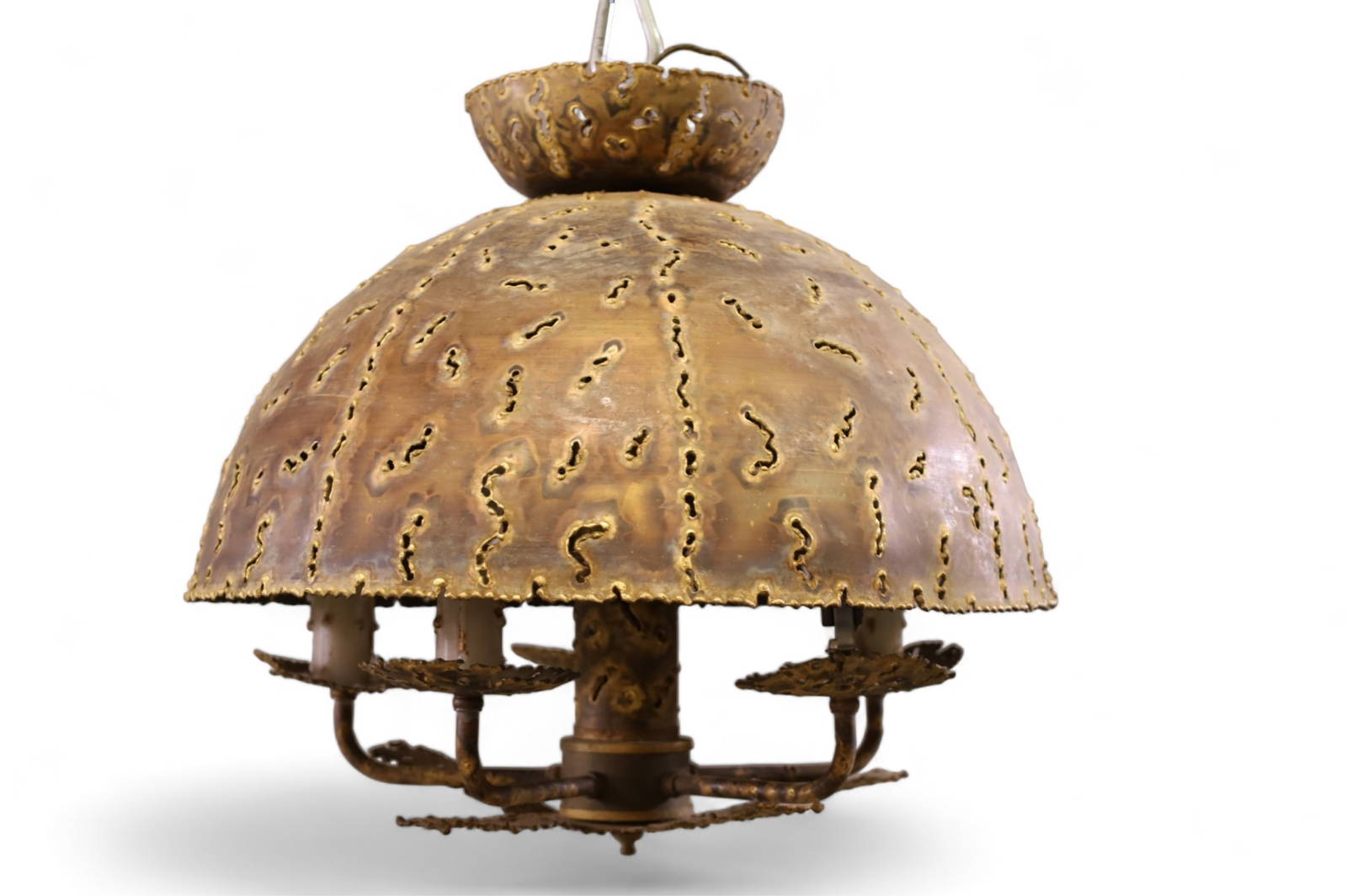 Tom Greene Brutalist Hanging Light Auction