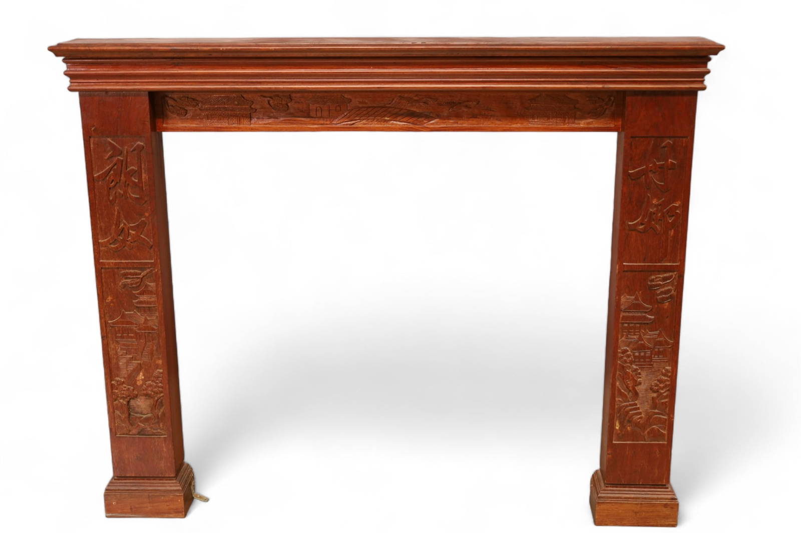 Chinese Fireplace Mantle Auction