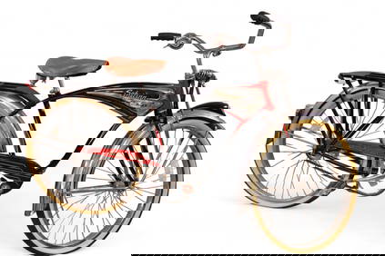 1950's Schwinn Black Phantom Bicycle