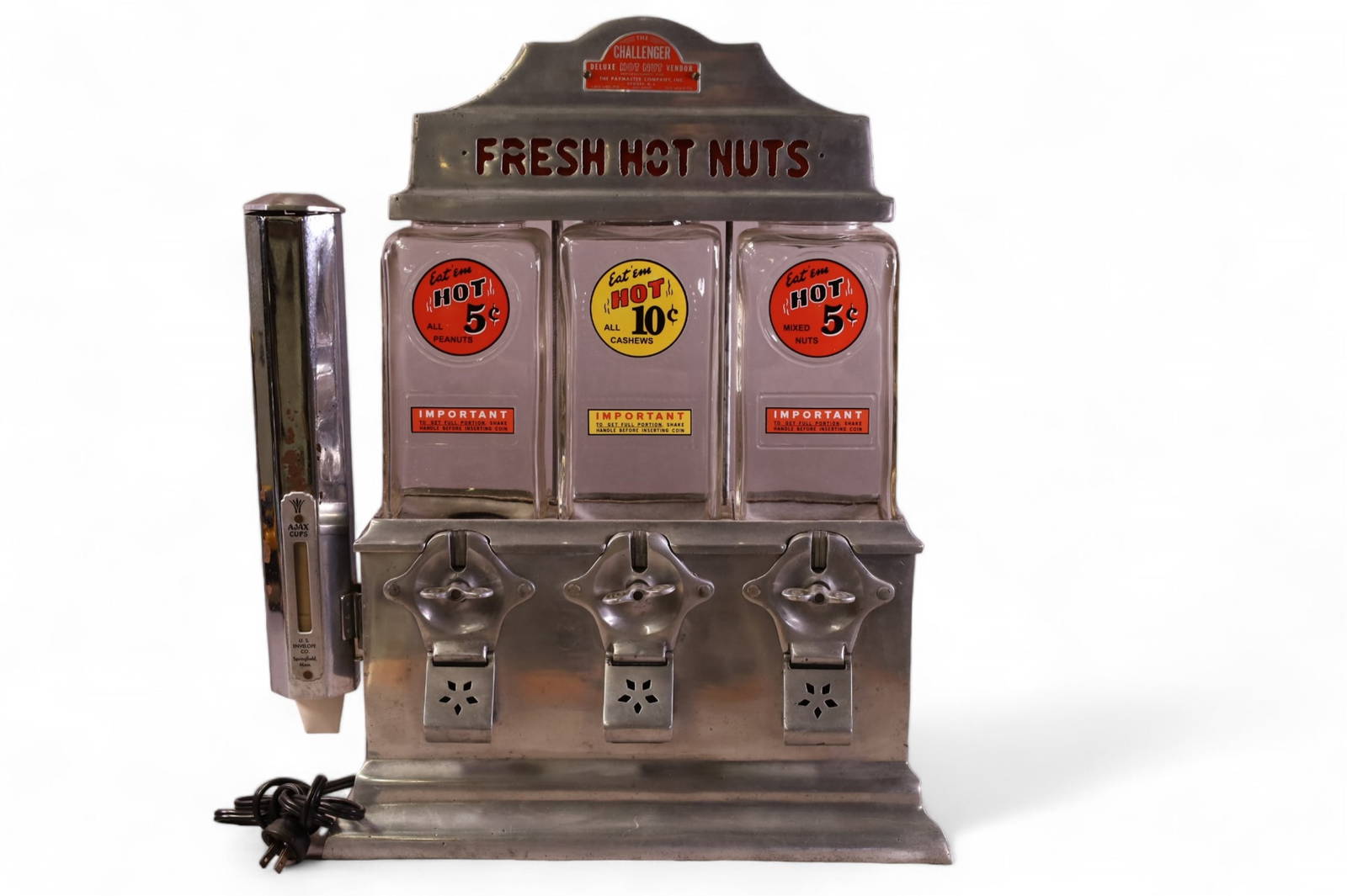 Challenger Hot Nut Machine Auction