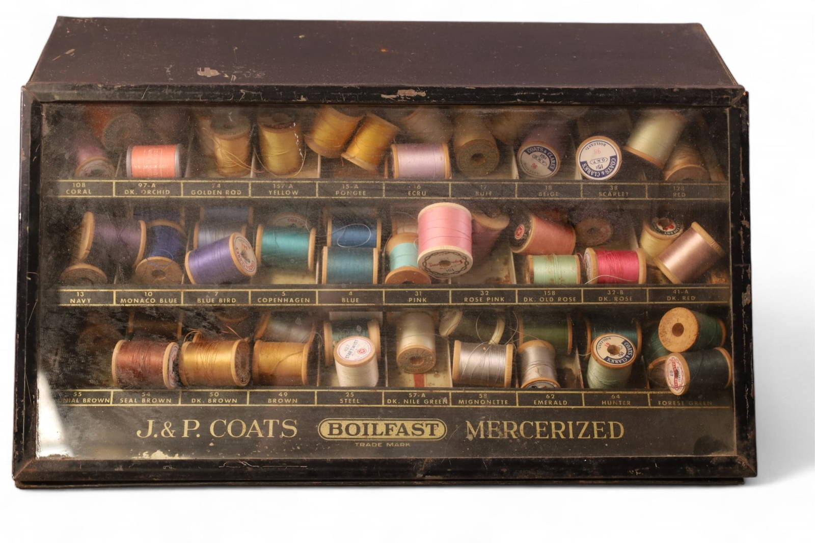 J.p. Coats Thread Cabinet Auction