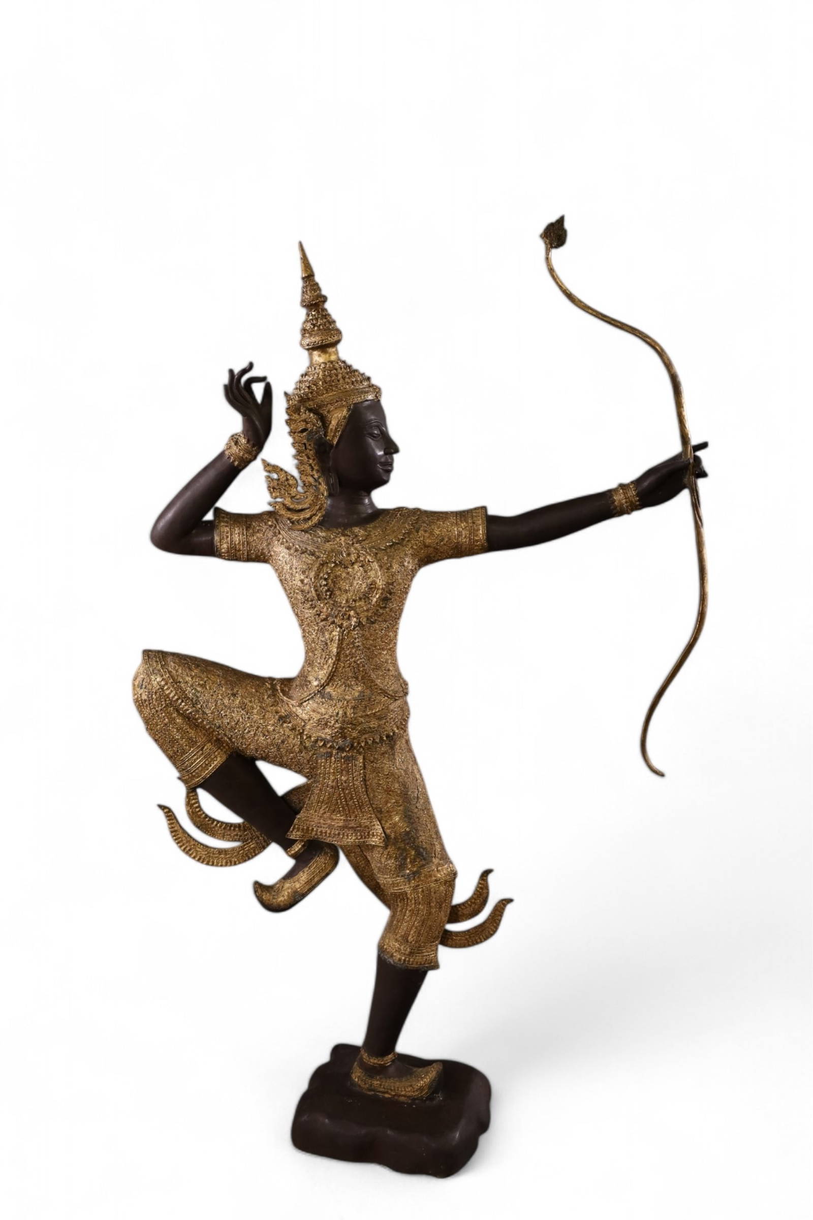 Lifesize Bronze Prince Rama Statue Auction