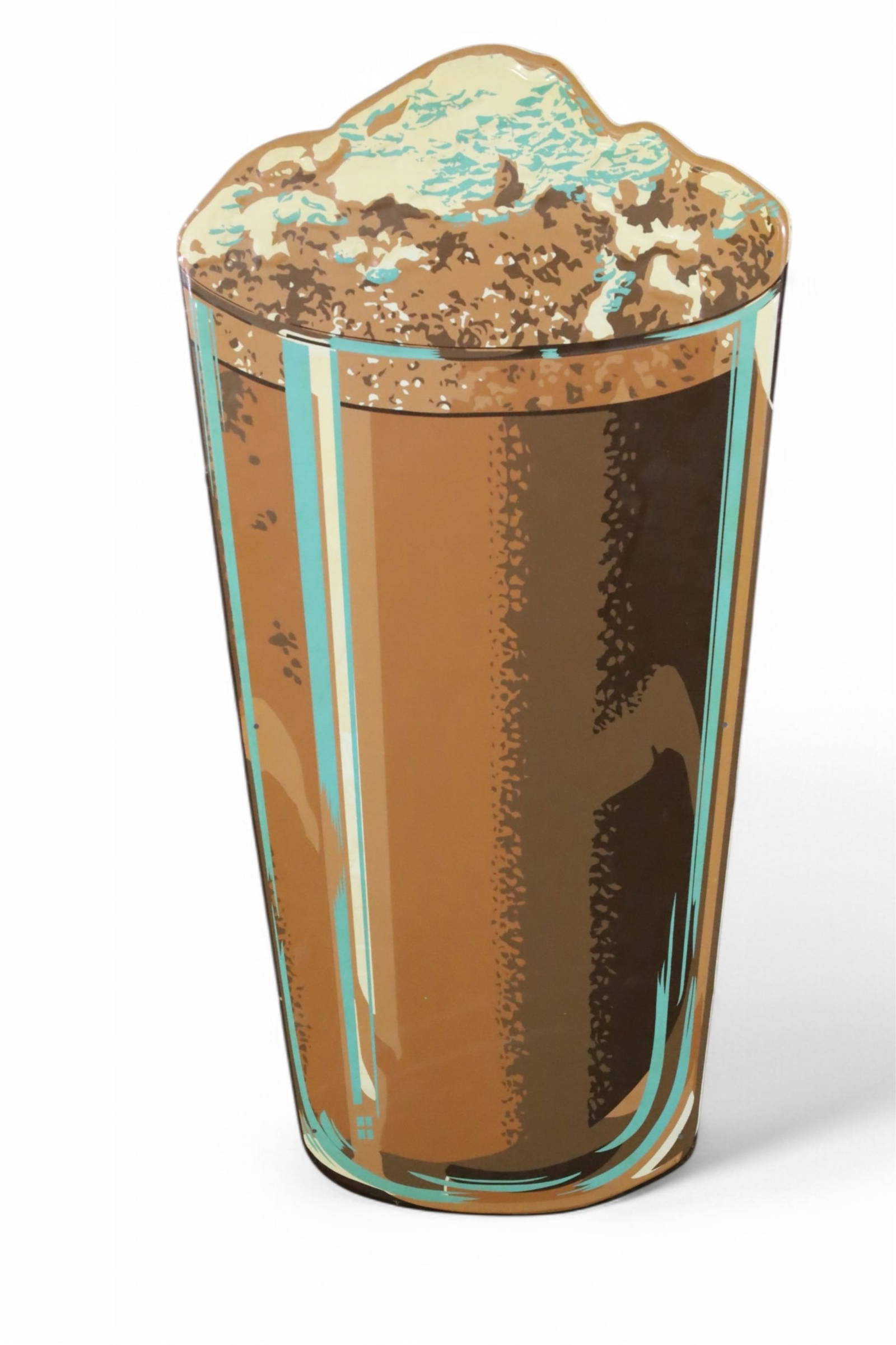 Large Coca-cola Milkshake Metal Sign (tac) Auction