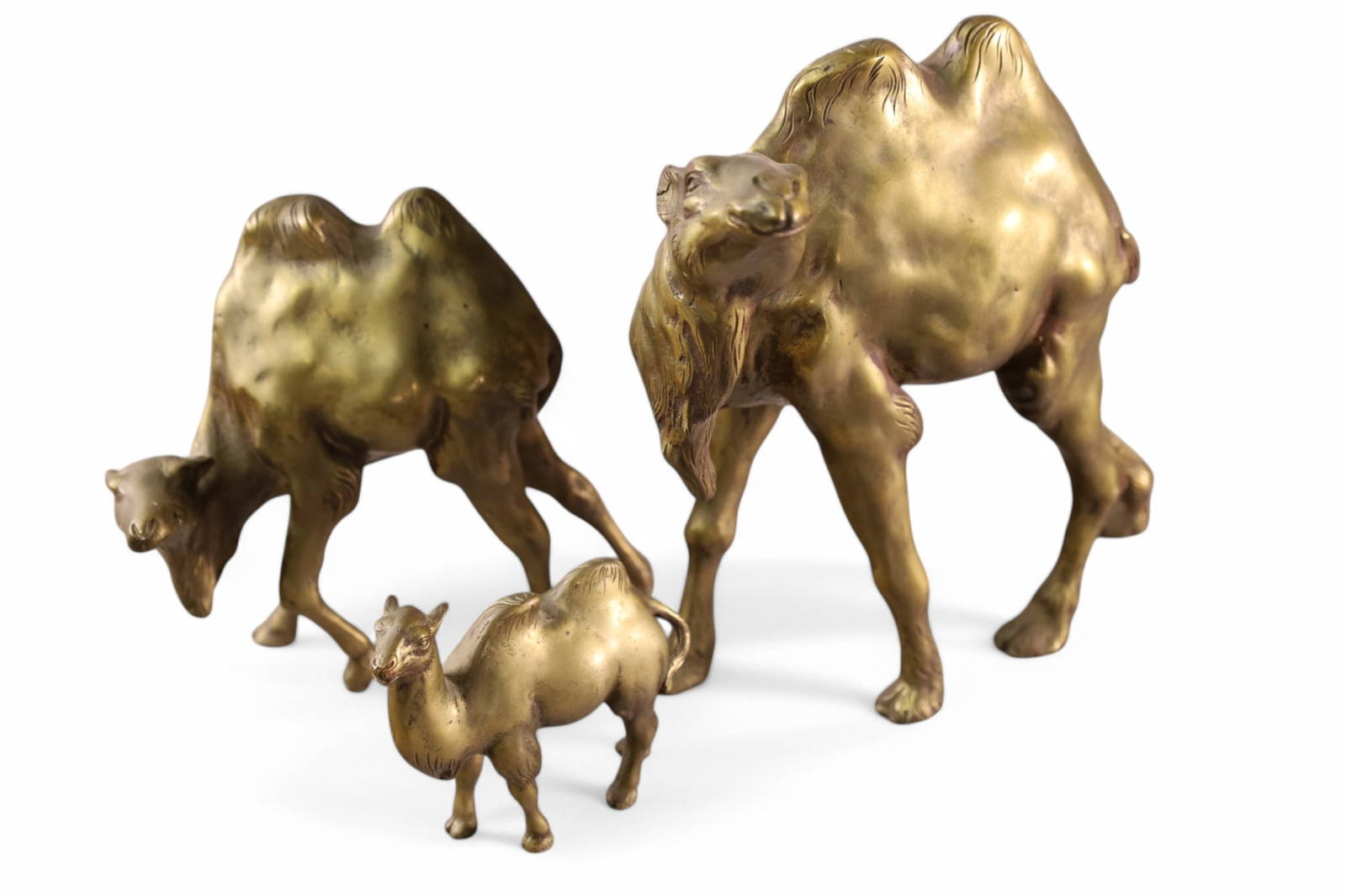 3 Japanese Bronze Camels Auction