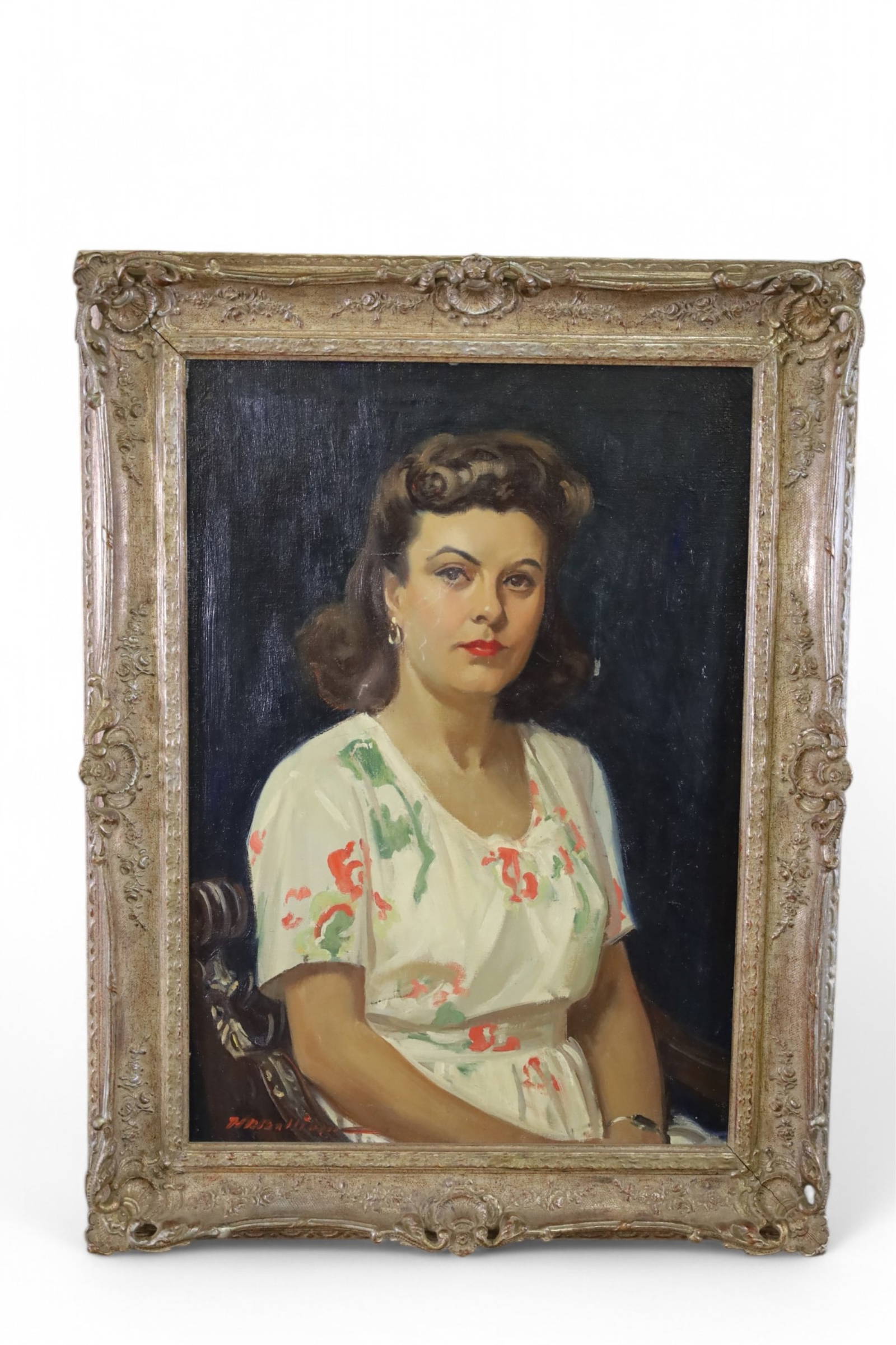 H.r. Ballinger Portrait Painting Auction