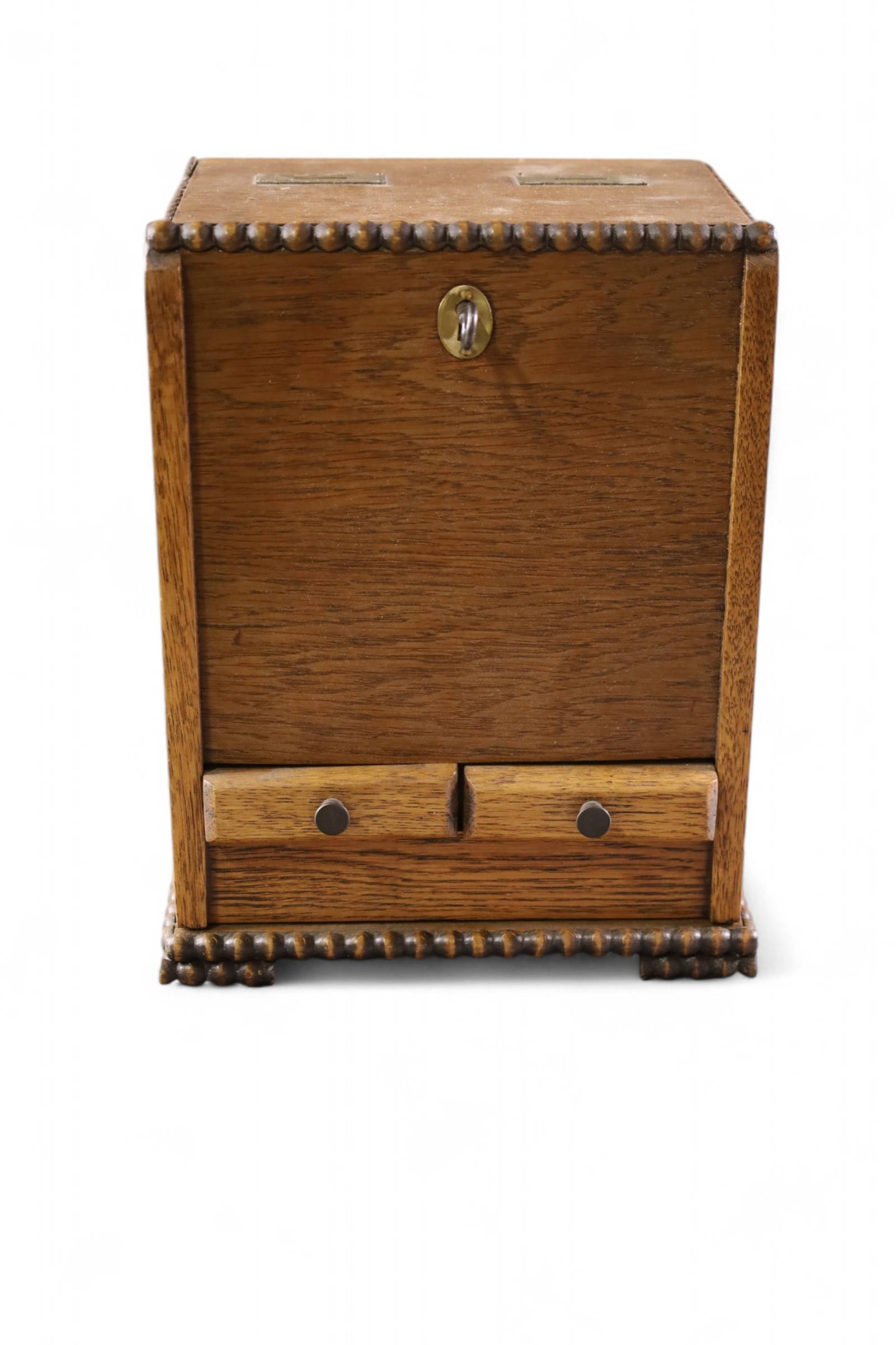 Antique Oak Match Dispenser - Jun 28, 2025 | Redlands Antique Auction In Ca