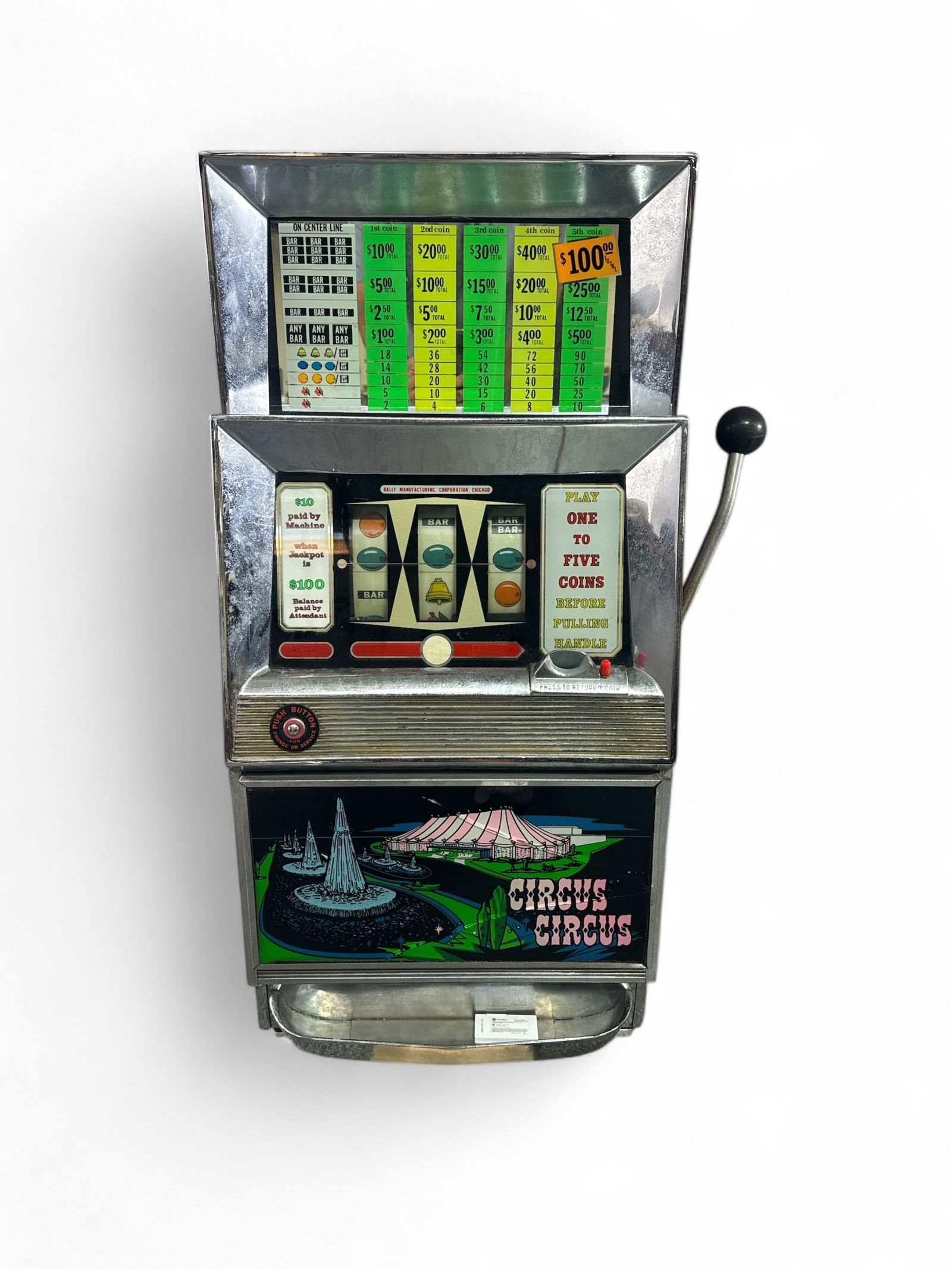 Vintage Bally Slot Machine - Jun 28, 2025 | Redlands Antique Auction In Ca