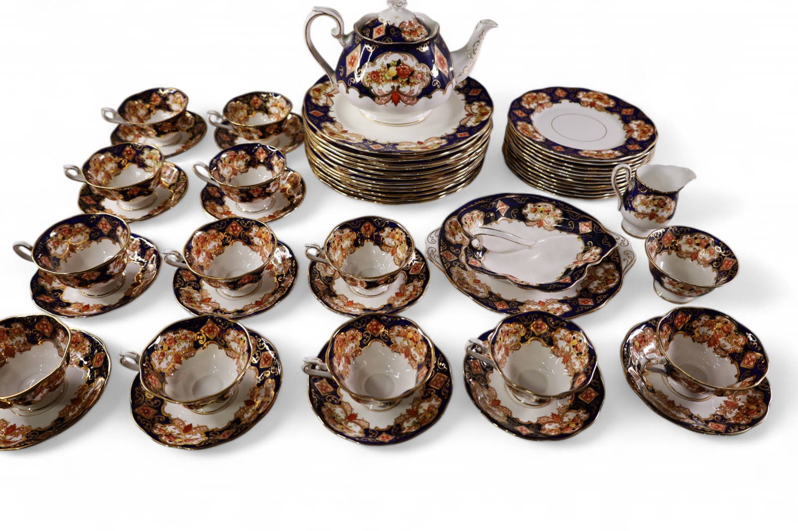 Royal Albert Derby China Set Auction