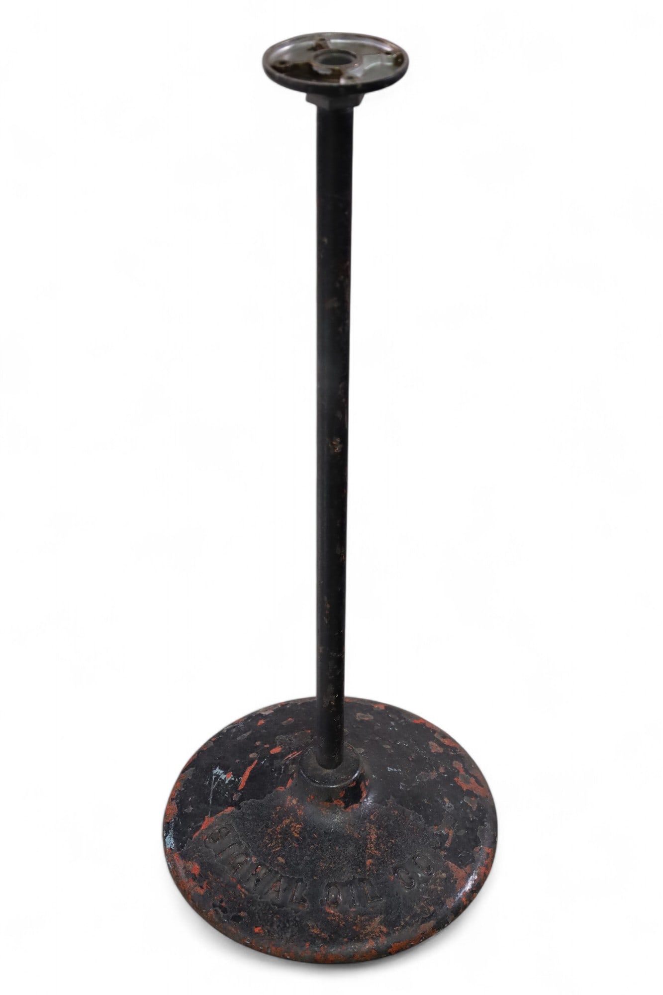 Signal Oil Co. Curb Sign Base Auction