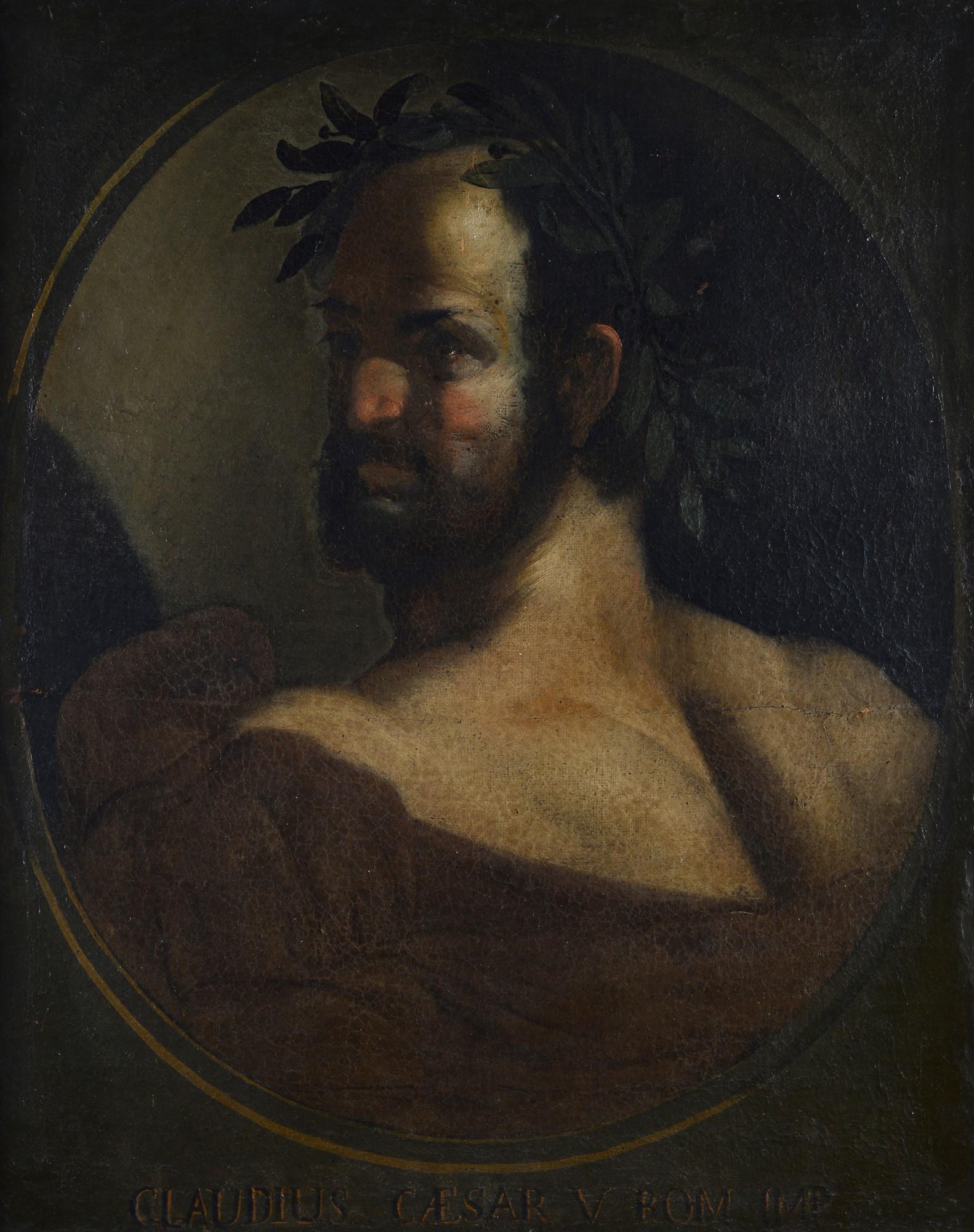 Scuola Lombarda, XVII sec. - Claudius Caesar (Nerone) Imperatore romano ...