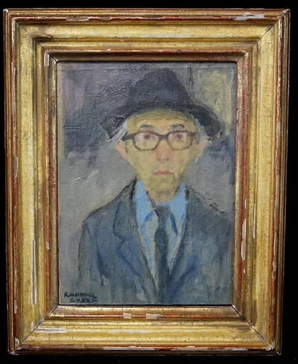 Raphael Soyer Russian American Self Portrait Oil On