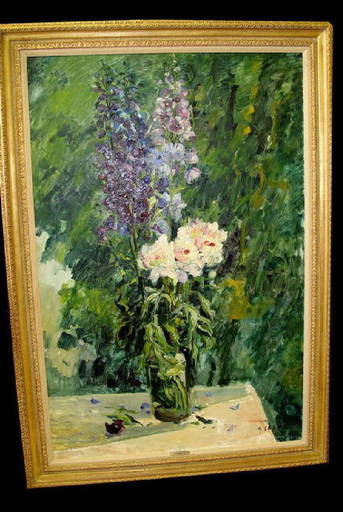 Gaston Sebire B 1920 Floral Still Life Oil Painting