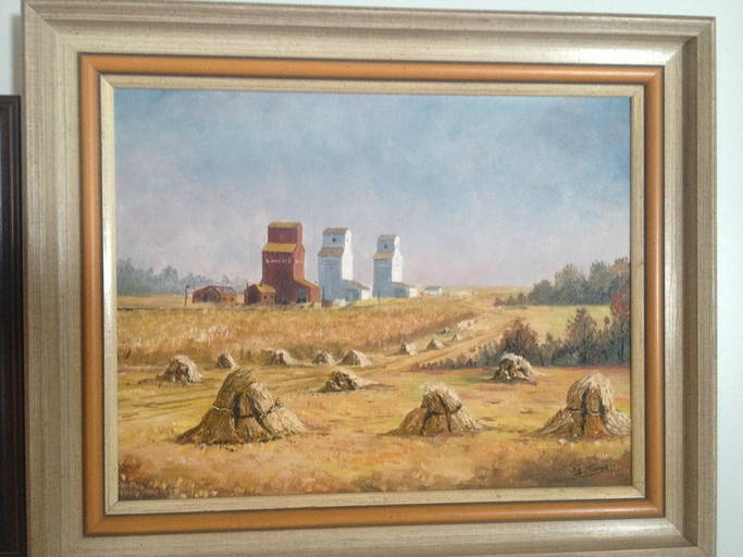 Henry Jansen Canadian Artist Prarie Elevators