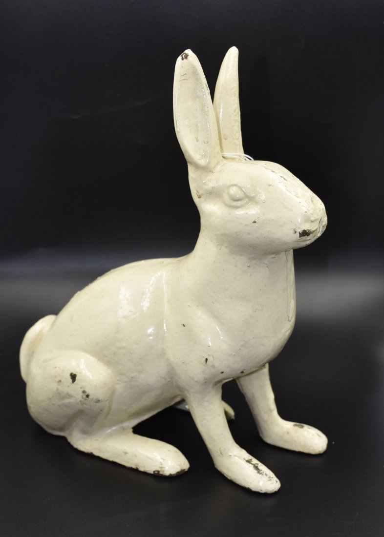 Cast iron Hubley Rabbit door stop