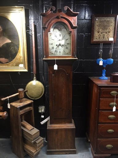 1700's William Barrow Rofs Walnut Grandfather Clock