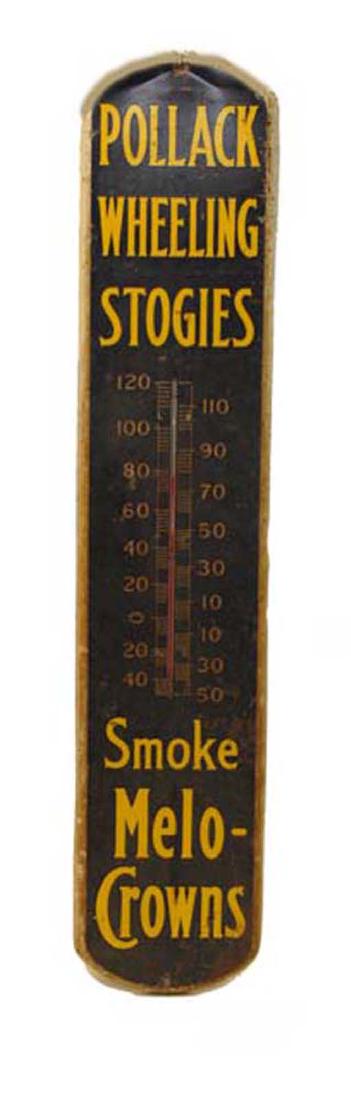 Pollack Wheeling Stogies Smoke Melo-Crowns Thermometer