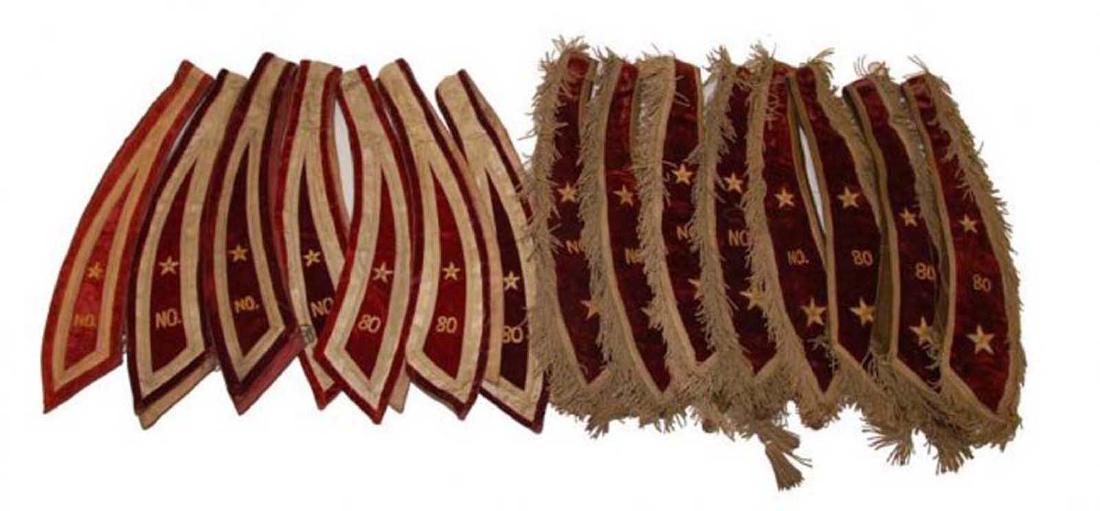 15 Ioof Lodge 80 Regalia Collars