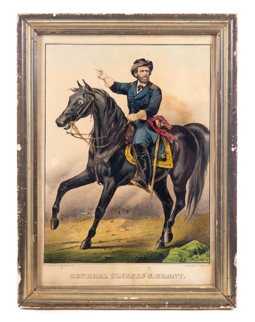 Currier and Ives Ulysses S. Grant Lithograph - Jul 27, 2019 | Ross ...