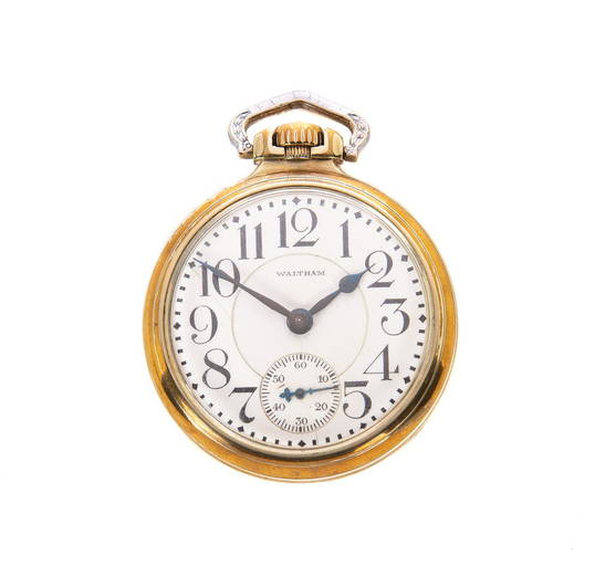 Waltham Crescent Street 21j Railroad Pocket Watch - Aug 24, 2021 | Ross ...