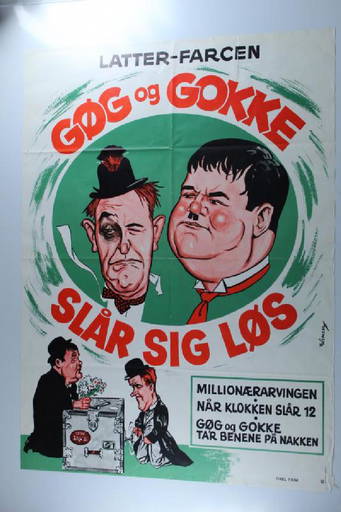 Laurel & Hardy Gog Og Gokke Solar Siglos Going Bye Bye