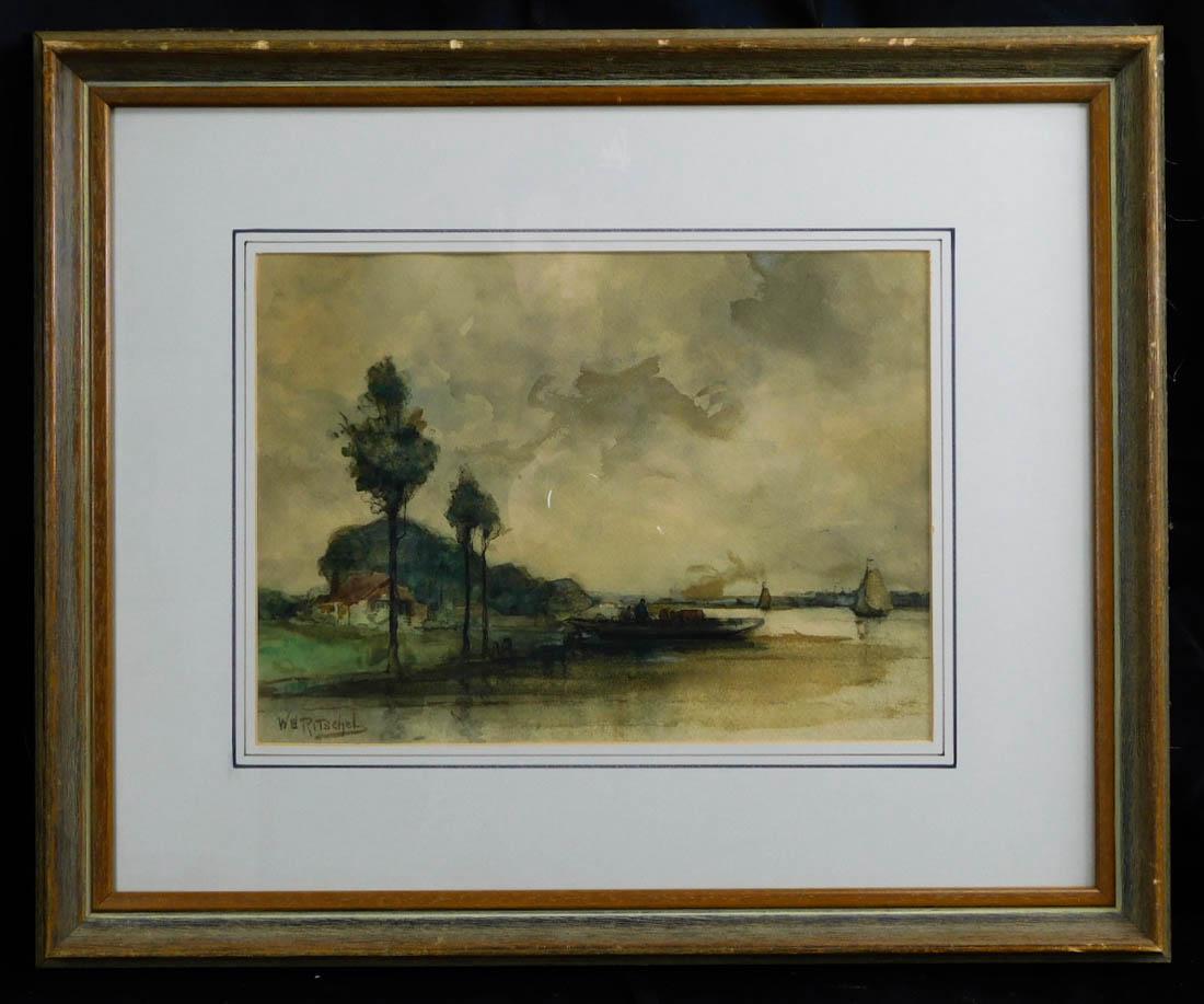 William Ritschel (NY/CA 1864 - 1949) Watercolor