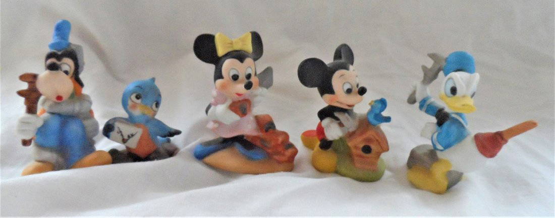 Walt Disney Productions Ceramic Figures Grouping