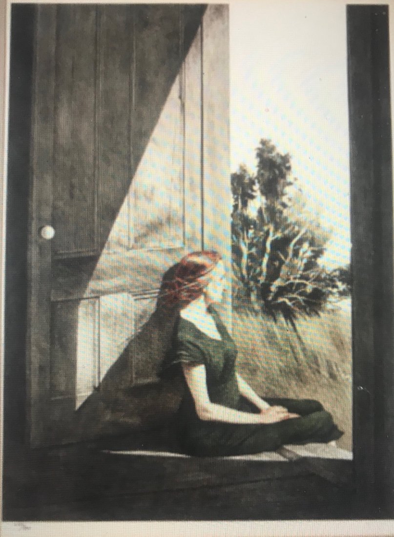 Andrew N. Wyeth Collotype, Christina Olson, 1956