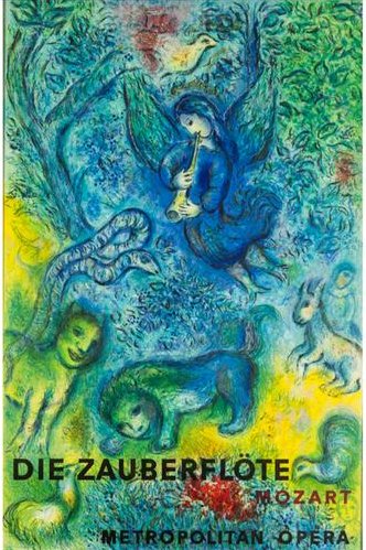 Lithographic Poster, The Magic Flute, Marc Chagall - Aug 17, 2019 | The ...