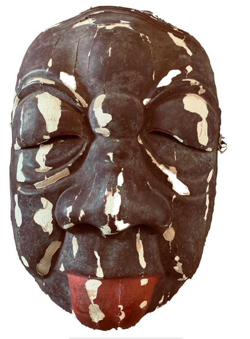 Bugaku Mask, Emimen, c. 1760 - Sep 25, 2021 | The Scanlan Collection in CA
