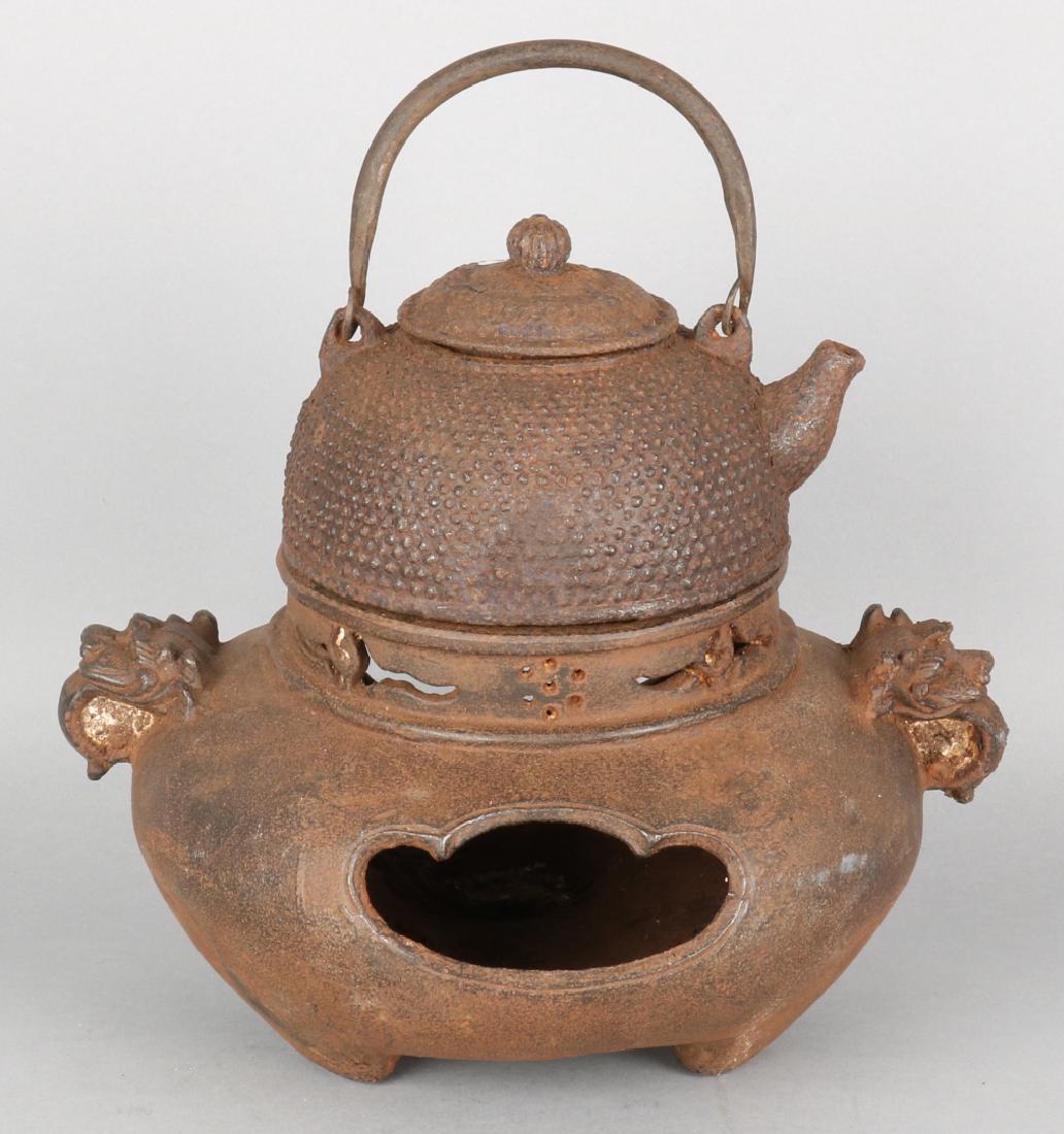 G. F. Filley cast iron Charter Oak No. 503 stove